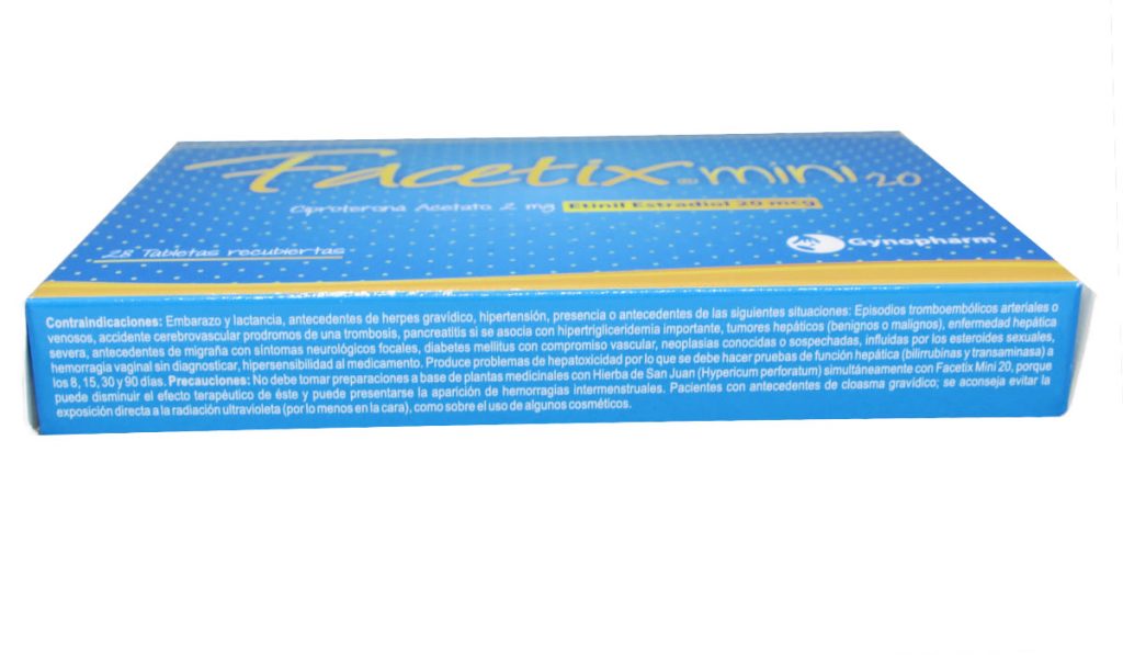 Facetix MINI 20 * 28 tabl. recub. - Uroccidente