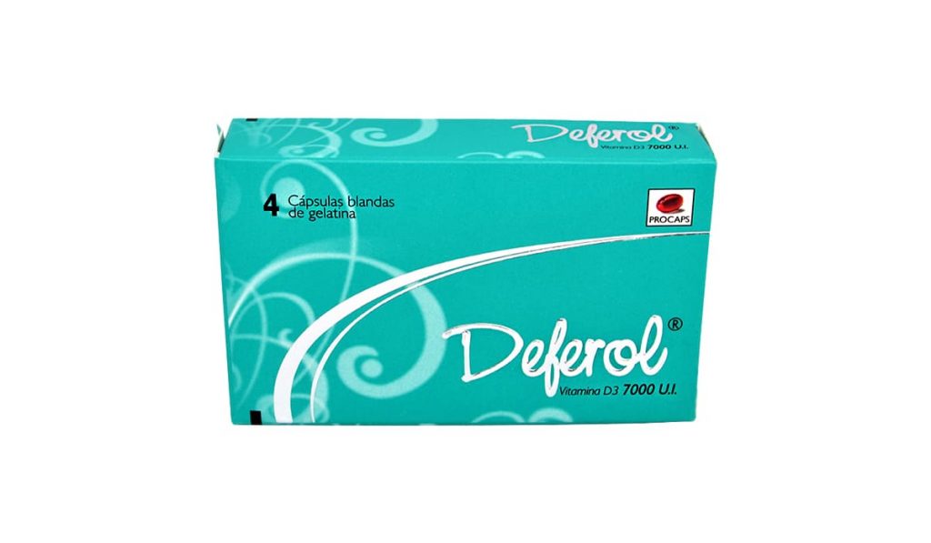 Deferol 7000 UI * 4 caps. - Uroccidente