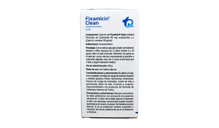 Fixamicin Clean 6.5% * 15 mL - Uroccidente