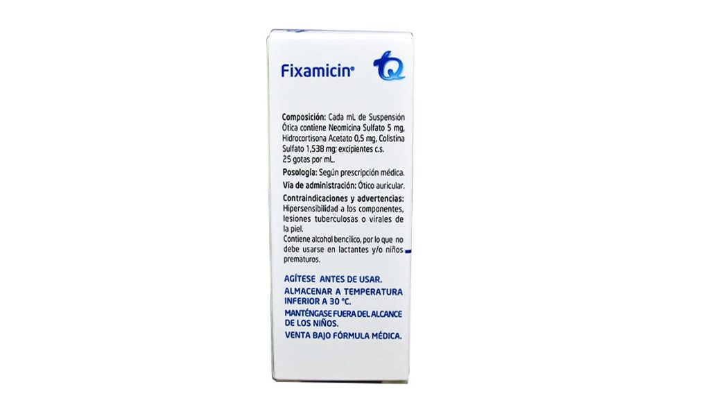 Fixamicin gotas oticas * 15 mL - Uroccidente