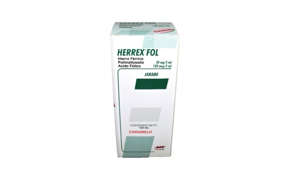 Herrex Fol jarabe * 120 mL - Uroccidente
