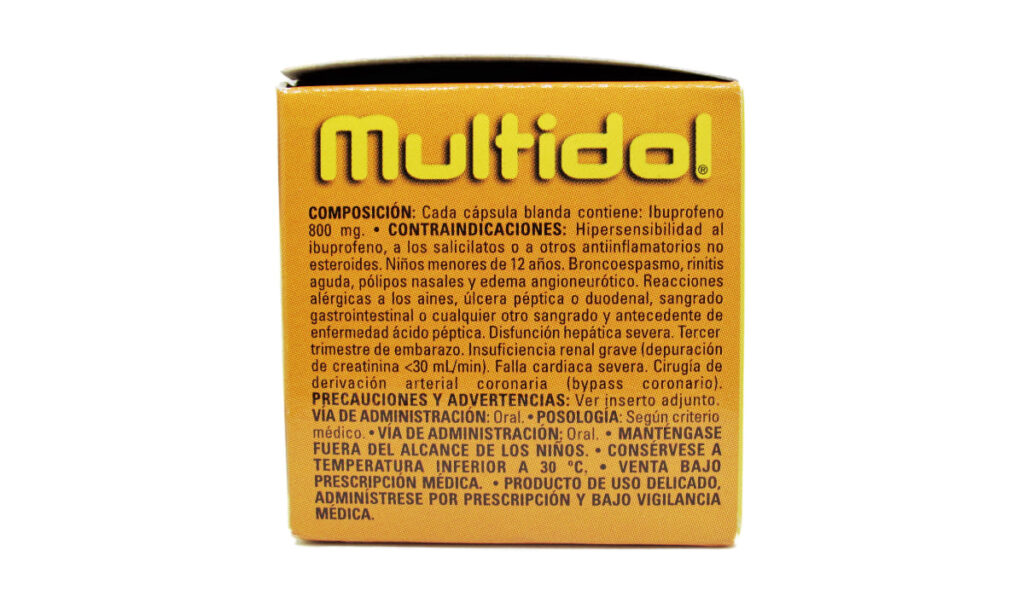 Multidol 800 mg * 3 caps. - Uroccidente