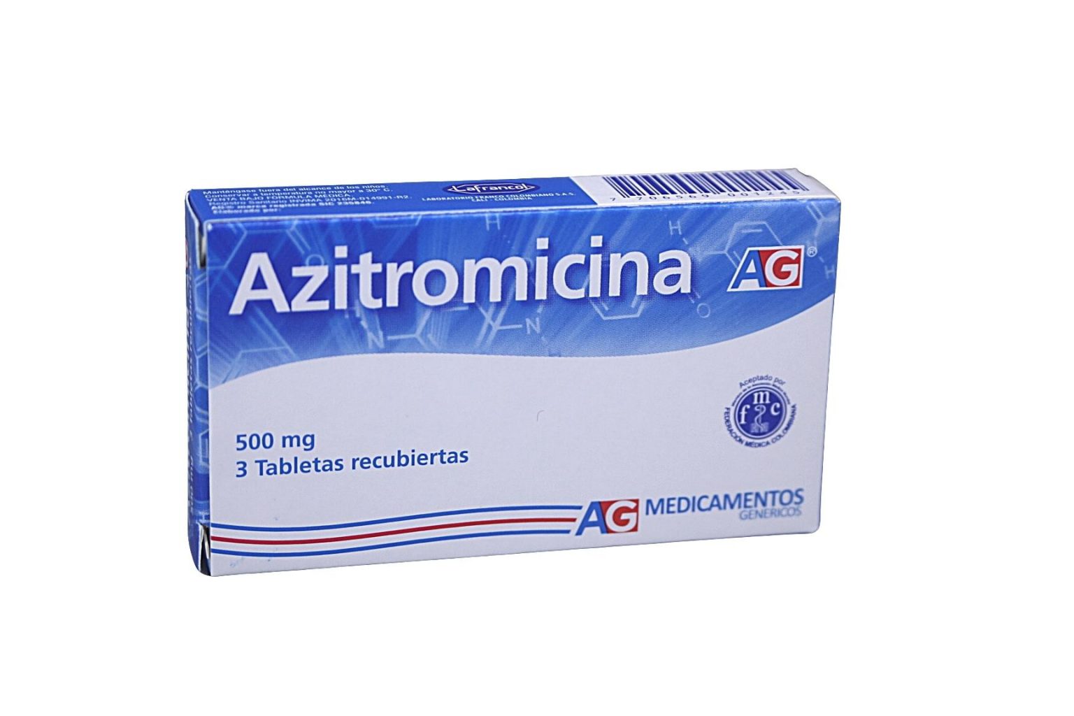 Azitromicina 500 mg * 3 tabl. AG - Uroccidente