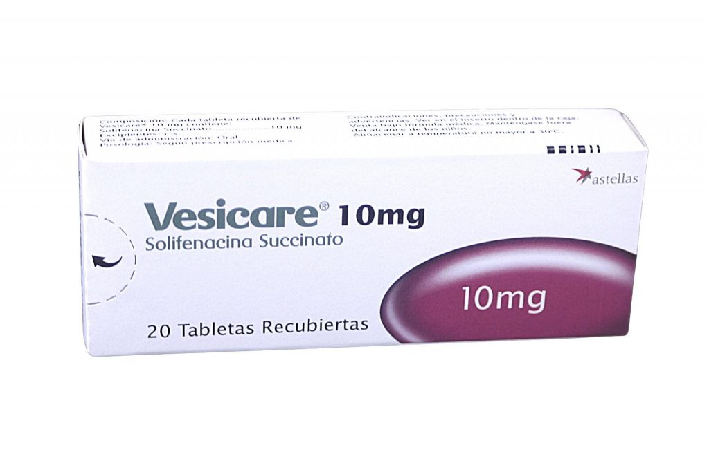Vesicare 10 mg * 20 tabl. recub. - Uroccidente
