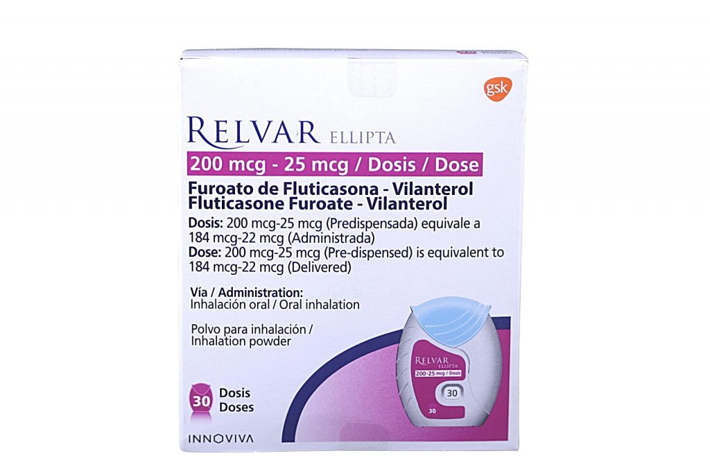 Relvar Ellipta 200/25 mcg * 30 dosis - Uroccidente